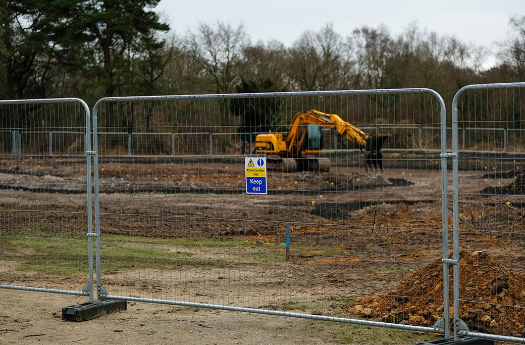 Temporary Fencing for Renovations - Mobile Fence Inc
